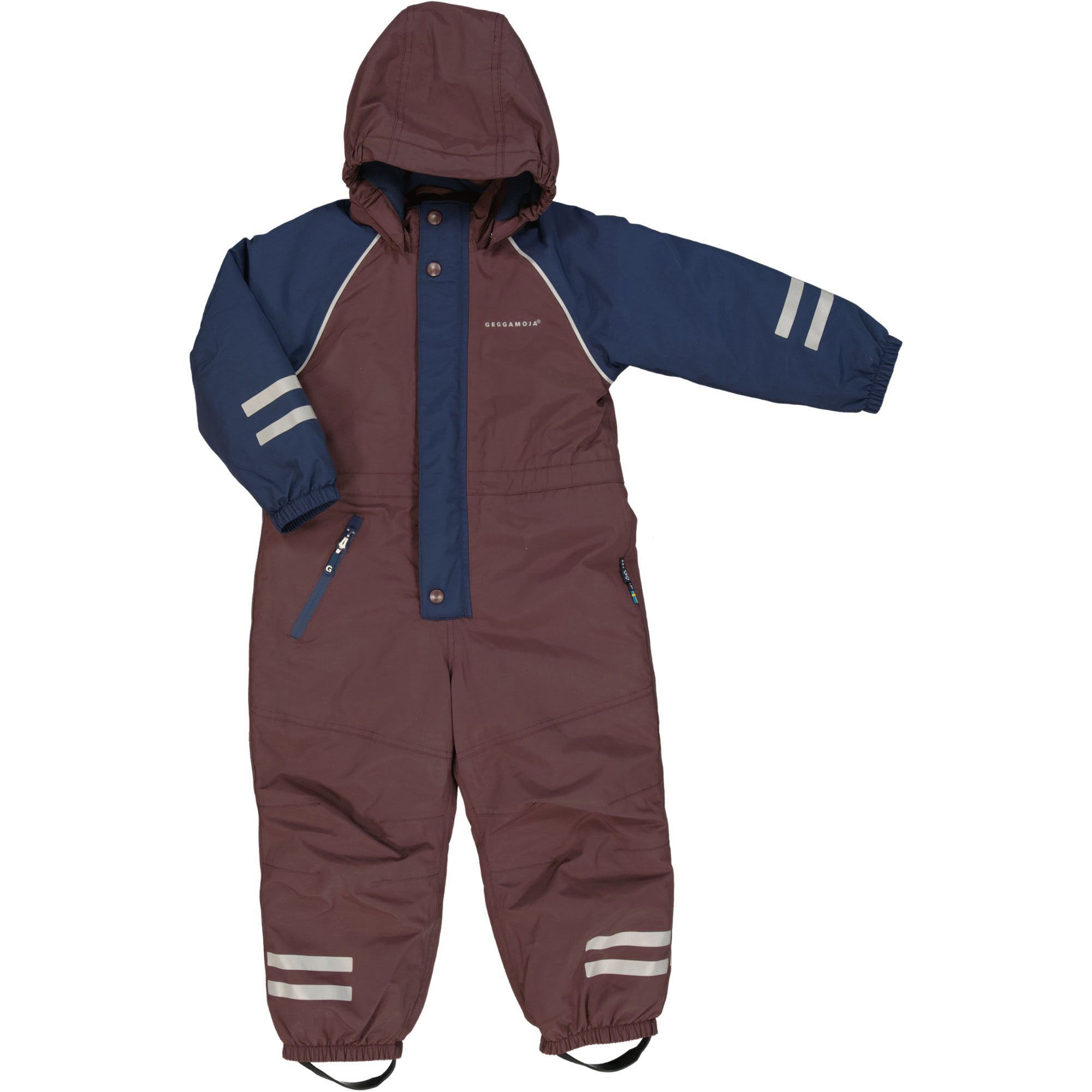 Vinteroverall Unitoddler Brun/Marinblå | Geggamoja