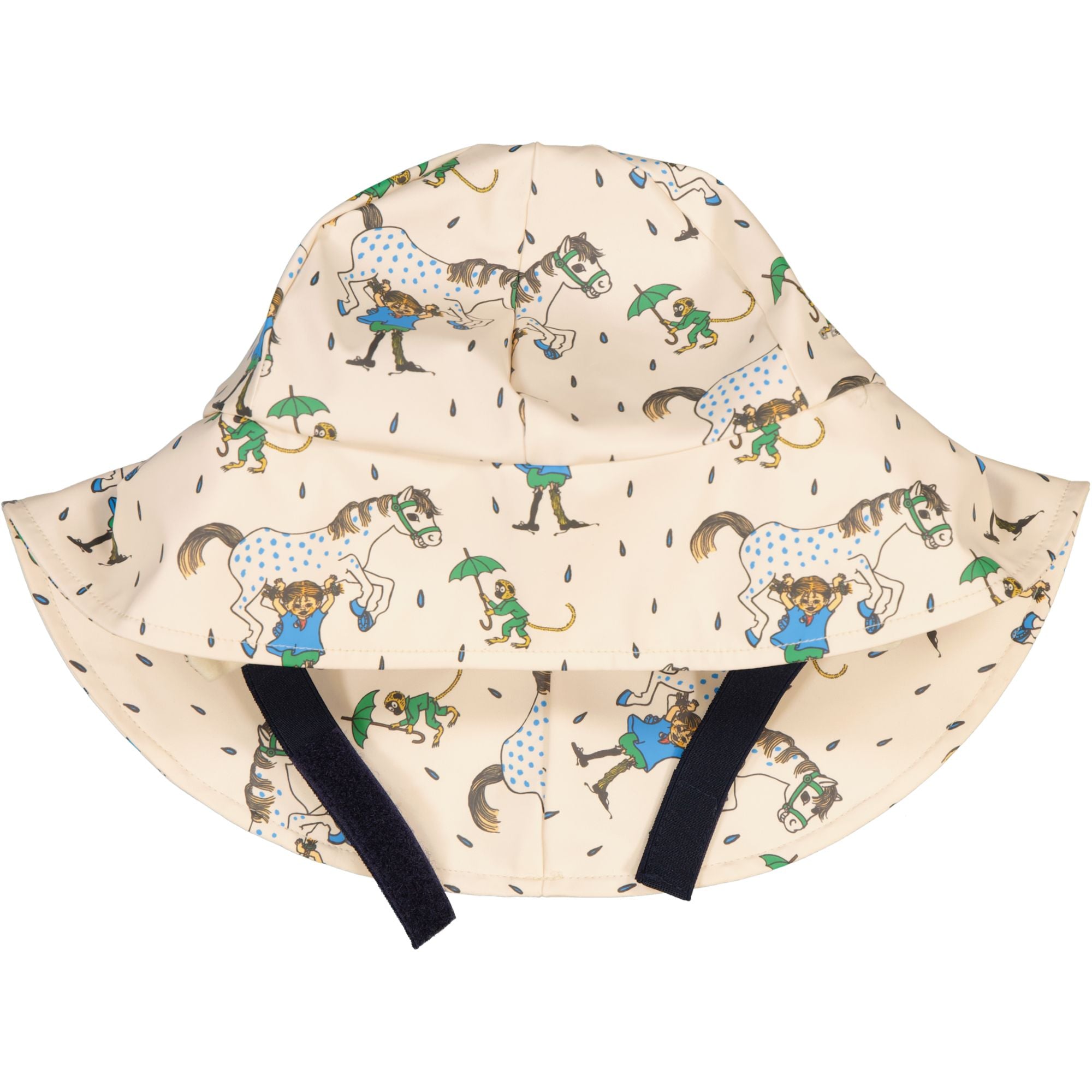 Rain hat/Sou'wester Pippi Longstocking Beige | Geggamoja