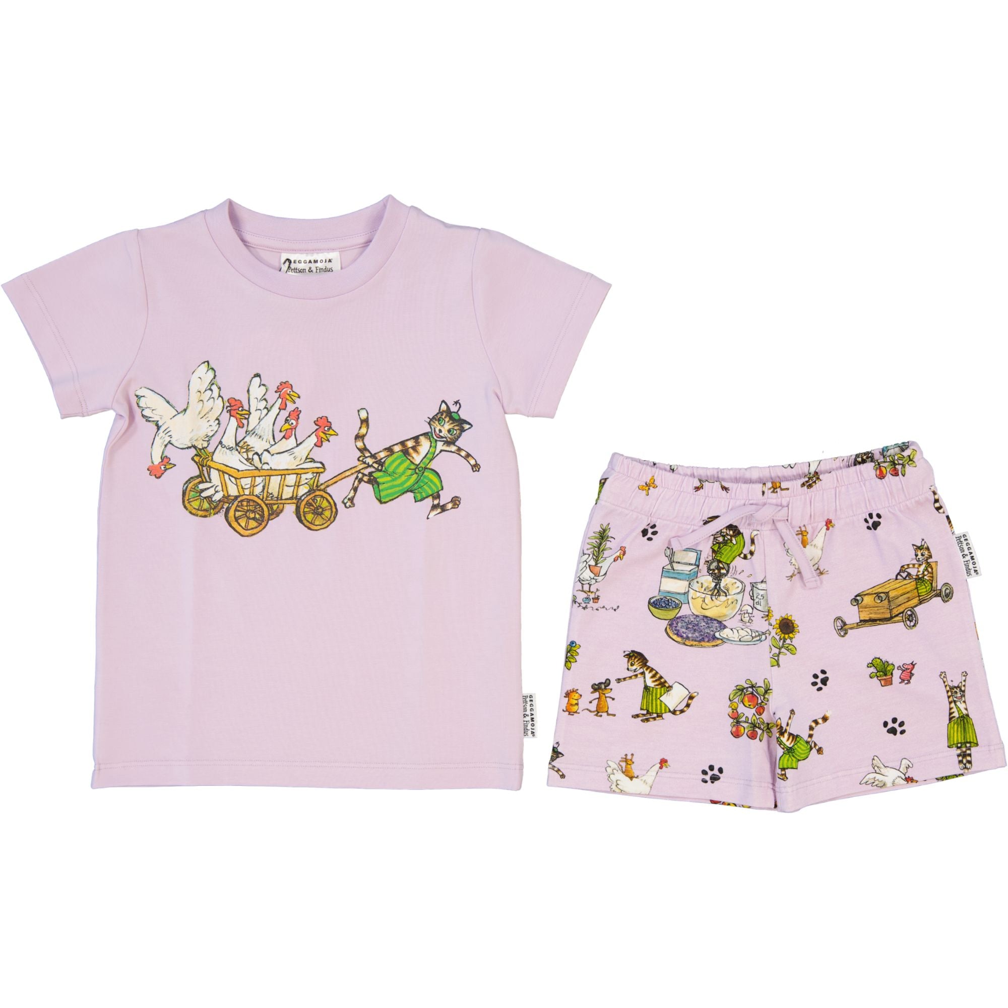 Summer set Pettson and Findus Purple | Geggamoja